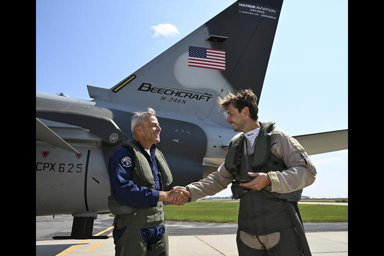 Step inside the Beechcraft M-346N jet vying to train the next ...